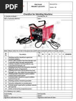 Air Blower Checklist PDF | PDF