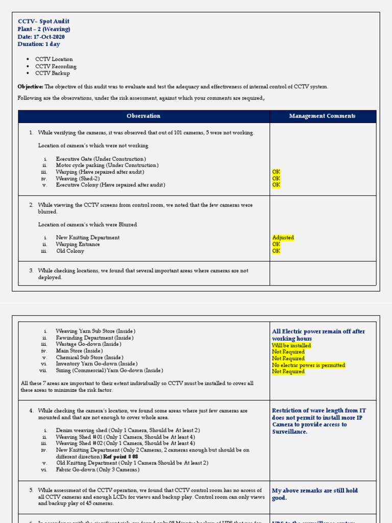 CCTV Report (Unit-2) | PDF