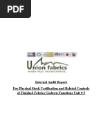 Dock Audit Check Sheet | PDF