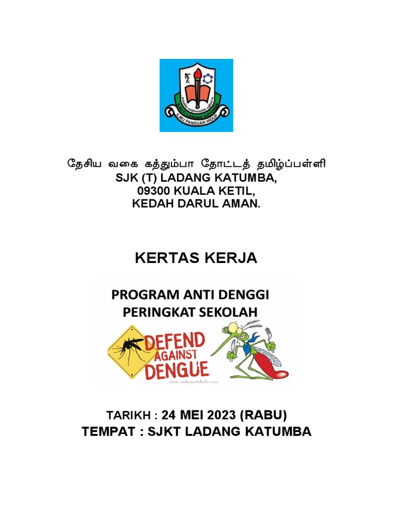 kertas-kerja minggu anti denggi | PDF