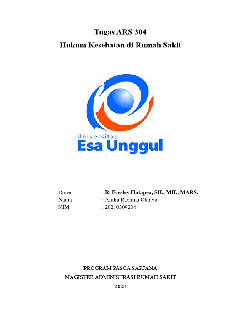 Tugas ARS 304 Sesi 7 Dan 8 Alitha 20210309204 | PDF