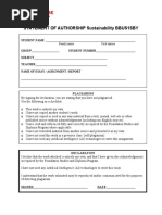 Declaration Form | PDF
