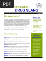 DEA's List of Drug Slang and Code Words | PDF