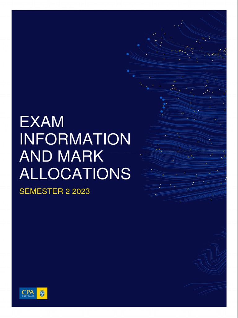 Exam Information and Mark Allocations | PDF