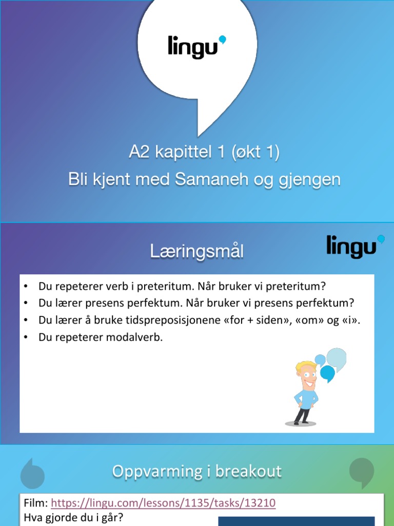 REV 0322 - Økt 1 - Kapittel 1 Bli Kjent Med Samaneh Og Gjengen | PDF