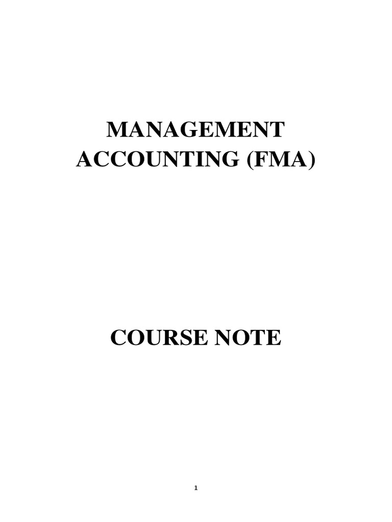 FMA Course Overview and Details | PDF
