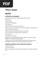 TOLC-I Simulation 2024 | PDF | Acceleration | Acid