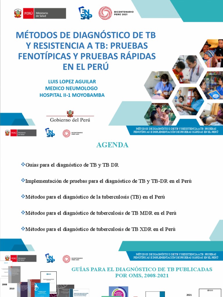 Métodos de Diagnóstico de TB Resistente - Pruebas Fenotípicas e Implementación de Pruebas ...