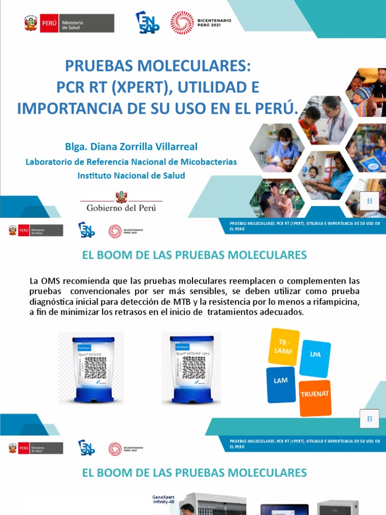 Pruebas Moleculares PCR RT Xpert Utilidad e Importancia de Su Uso en El ...