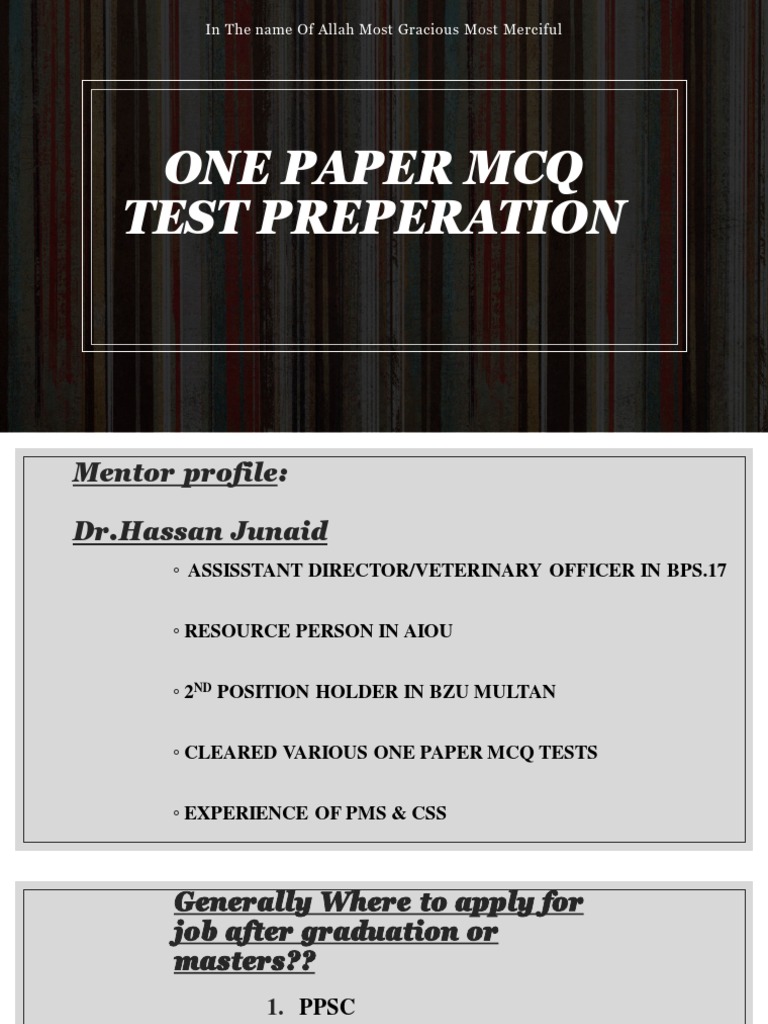 One Paper MCQ Test Preparation Guide | PDF | Solar System | Planets