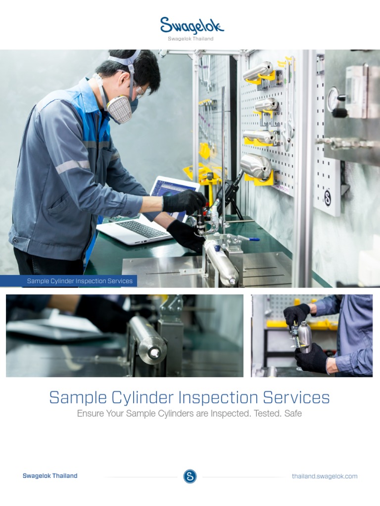 Sample Cylinder Inspection Services Brochure 2022 | PDF | Leak | Valve