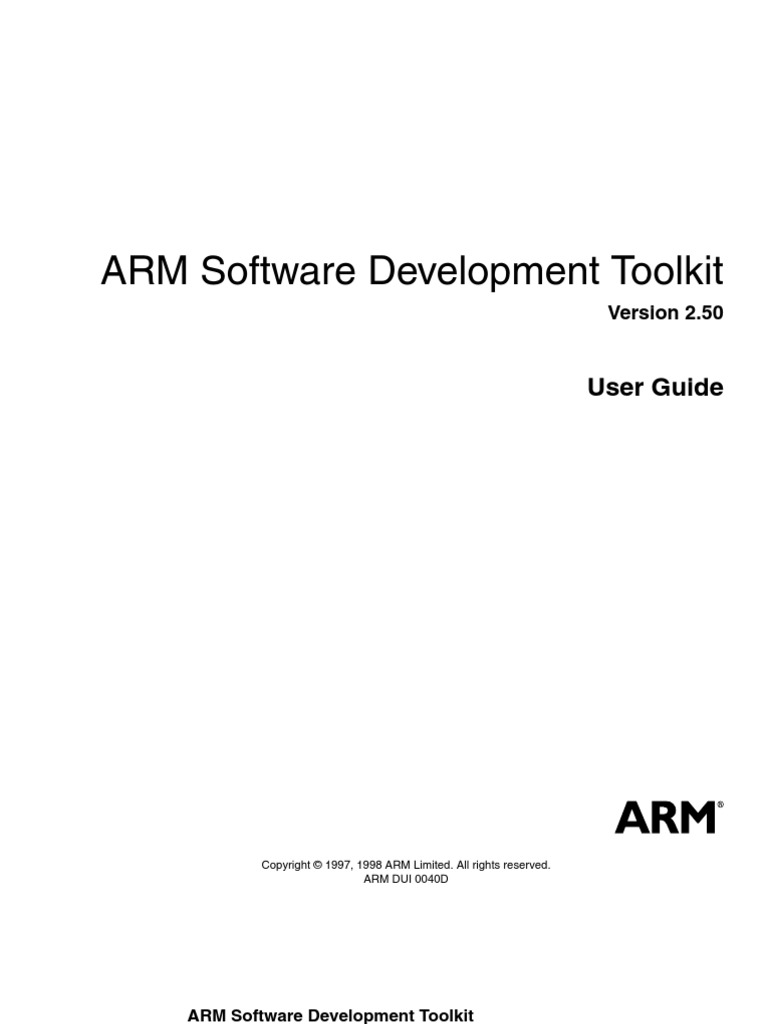 DUI0040D | PDF | Arm Architecture | C (Programming Language)