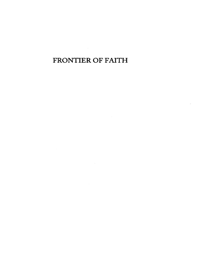 Sana Haroon - Frontier of Faith - Islam in The Indo-Afghan Borderland ...