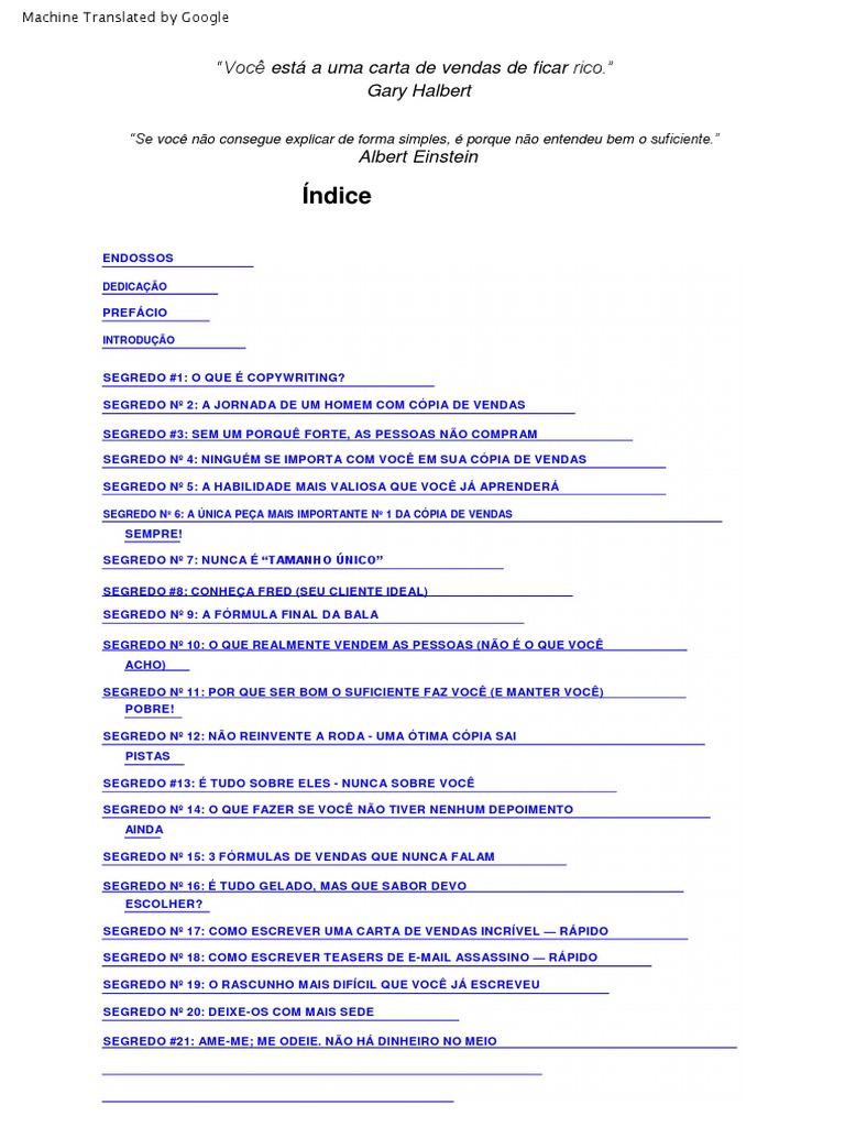 6 COMPLETO RESUMO Copywriting Secrets Jim Edwards Português (1) (1) .Deni | PDF