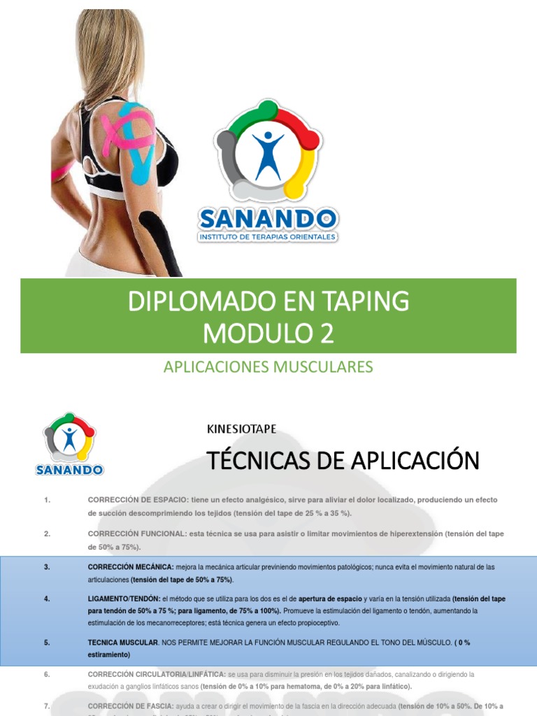 Kinesio Taping Modulo 2 | PDF