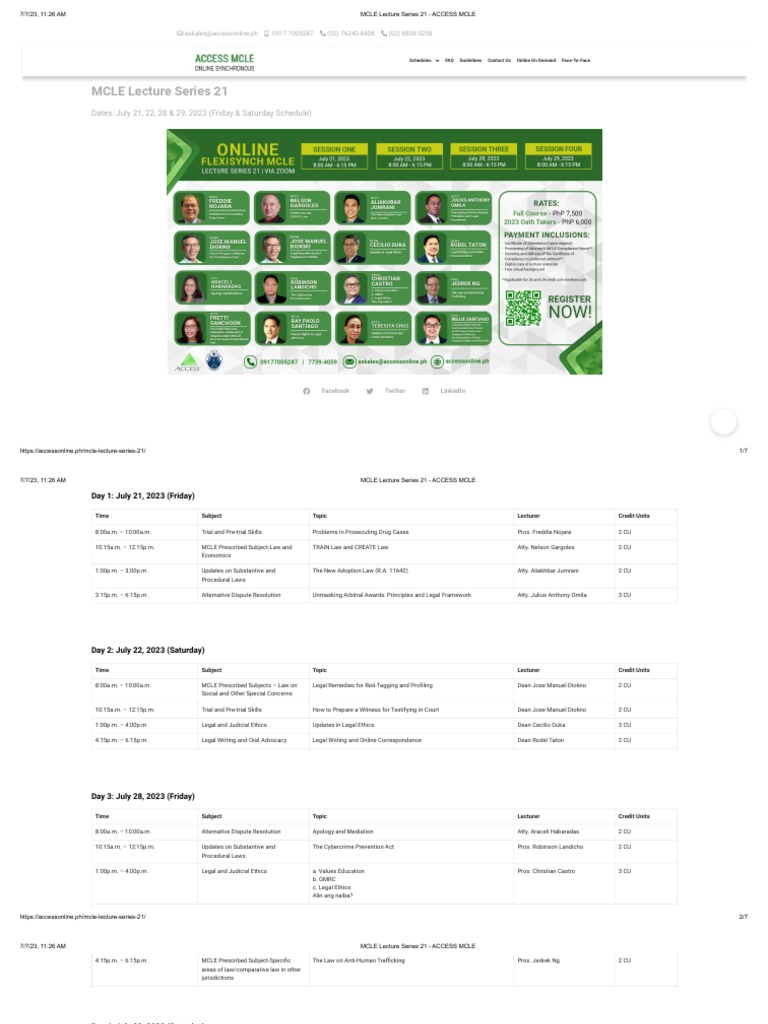 Mcle Lecture Series 21 - Access Mcle | PDF Mcle Lecture Series 21 - Access Mcle | PDF