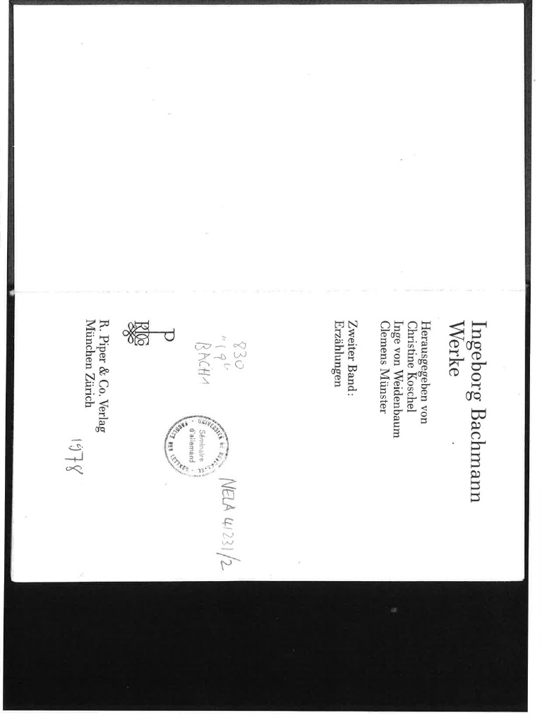 Bachmann Undine | PDF