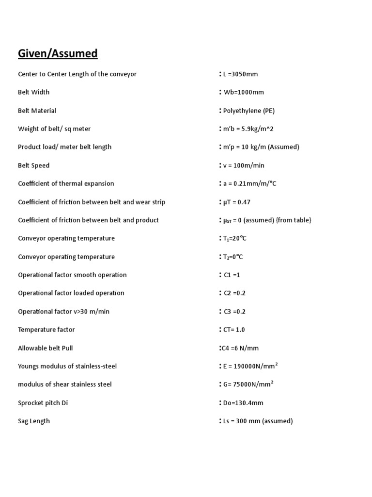 Belt Selection Calculation | PDF | Belt (Mechanical) | Civil Engineering