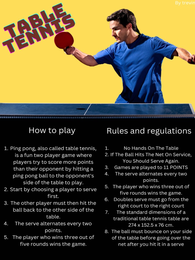 Table Tennis | PDF