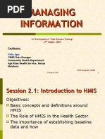 HMIS Overview 2025 | PDF | Maternal Death | Health Care
