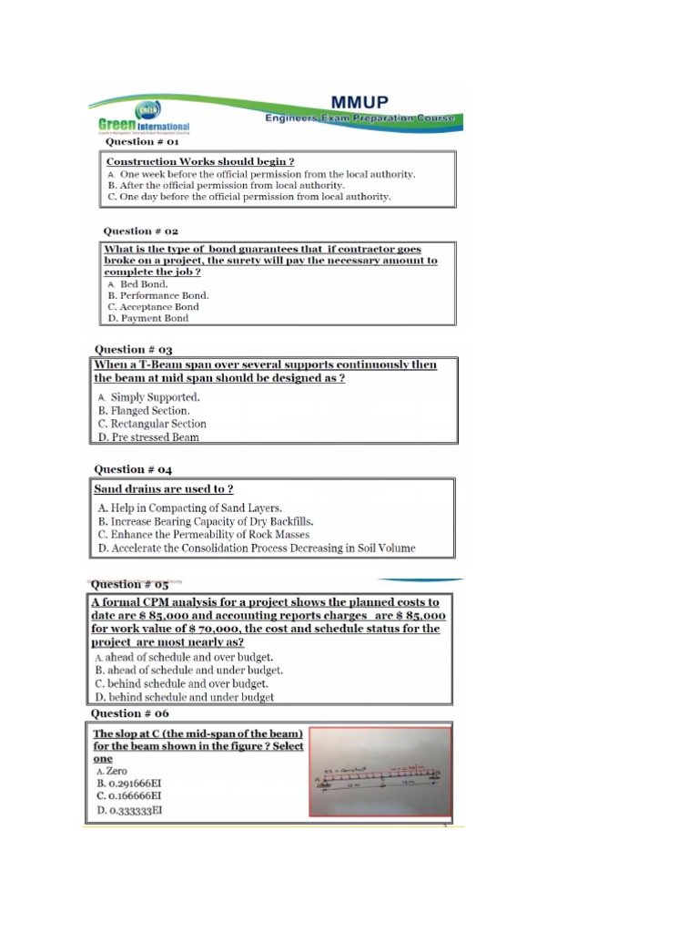 UPDA/MMUP-Civil Questions | PDF