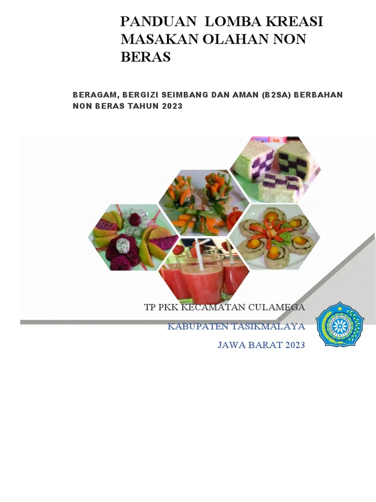Bahan TM Lomba Masak Non Beras | PDF