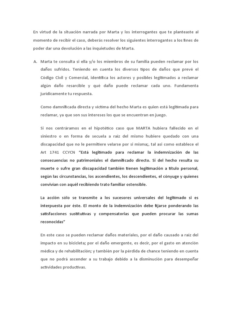 TP2 Clarisa Strada - Derecho de Daños | PDF