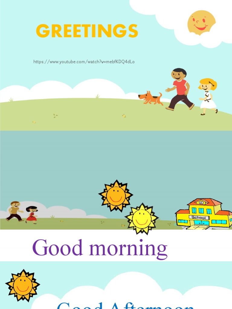 Greetings & Hidden Picture Game | PDF