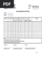 Battery Charging Log Sheet Monitoring | PDF