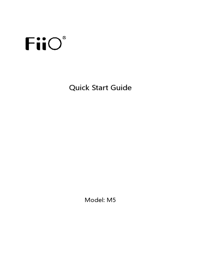 M5 Quick Start Guide | PDF