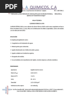 Ficha Tecnica Inhibidor de Corrosion Rodine 213 | PDF
