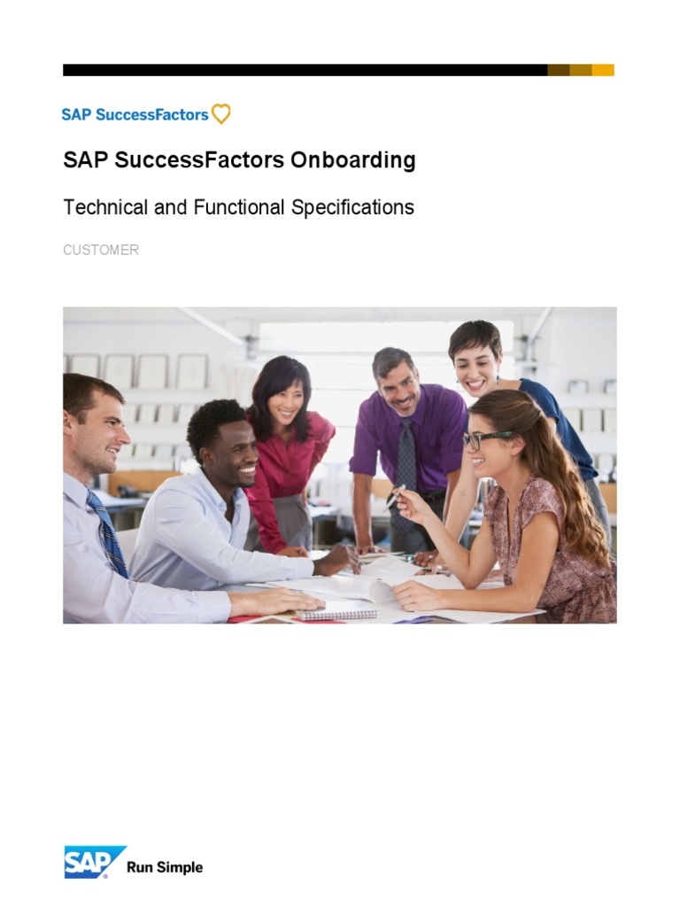 Sap Successfactors Onboarding | PDF