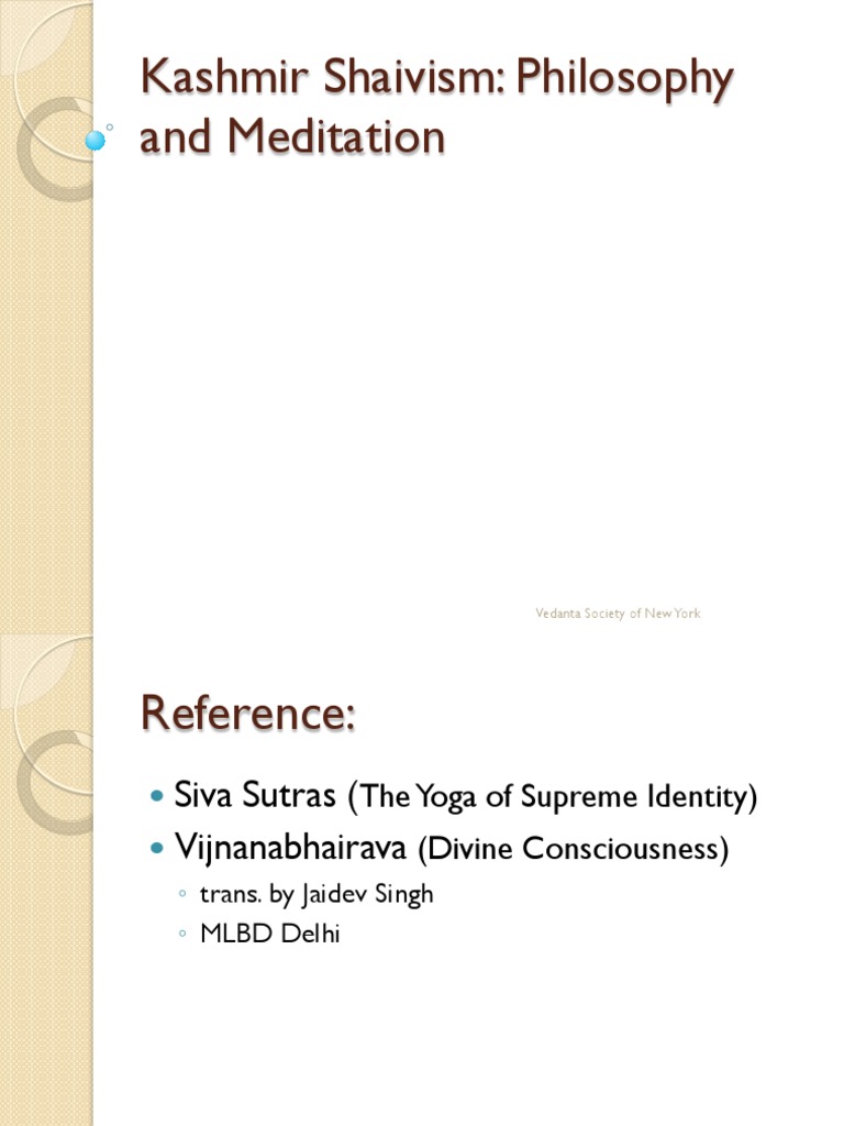 Kashmir Shaivism for Spiritual Seekers | PDF | Religion & Spirituality