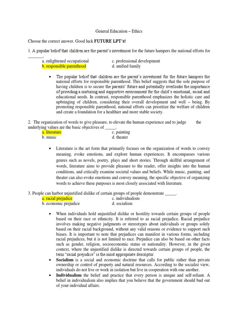 Ethics Drills With Rationalization | PDF