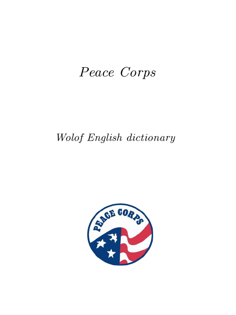 Wolof Dictionary | PDF