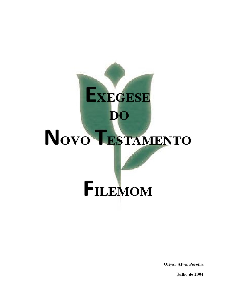 Exegese de Filemom | PDF | Epístola a Filemon | Pronome