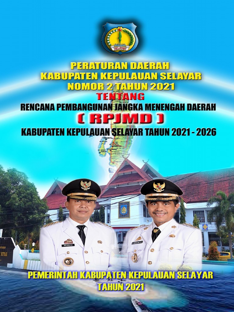 Peraturan Daerah Kab Kep Selayar No 2 Tahun 2021 Tentang RPJMD Kab | PDF