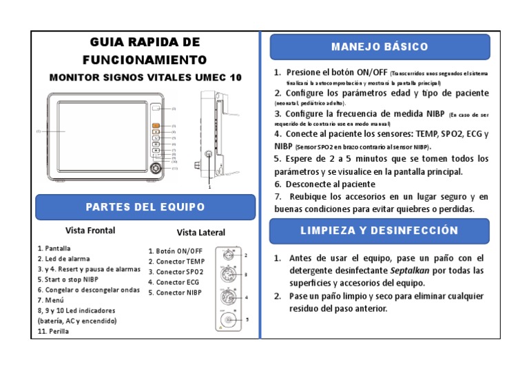 Monitor UMEC 10 | PDF