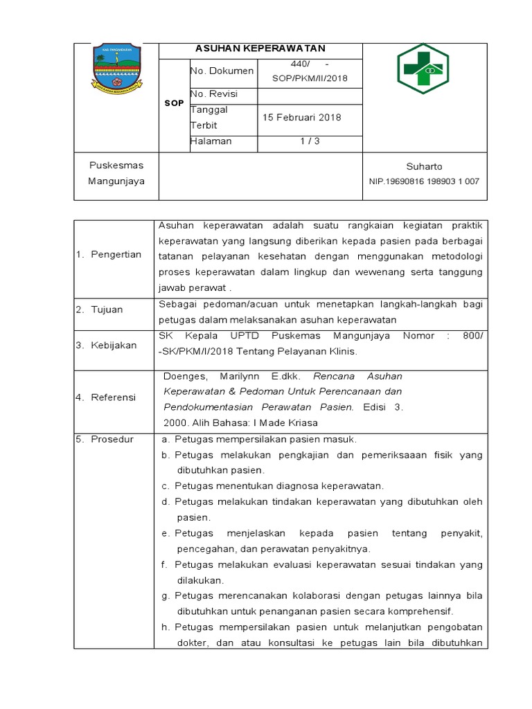 Asuhan Keperawatan | PDF | Sains & Matematika
