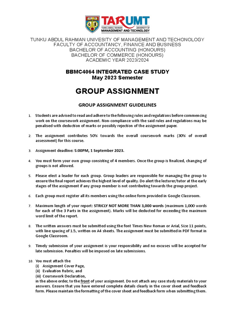 BBMC4064 CW2 Group Assignment | PDF