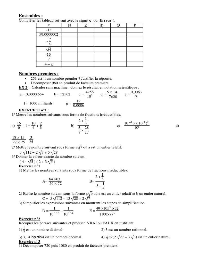 Activité Numérique 2 | PDF