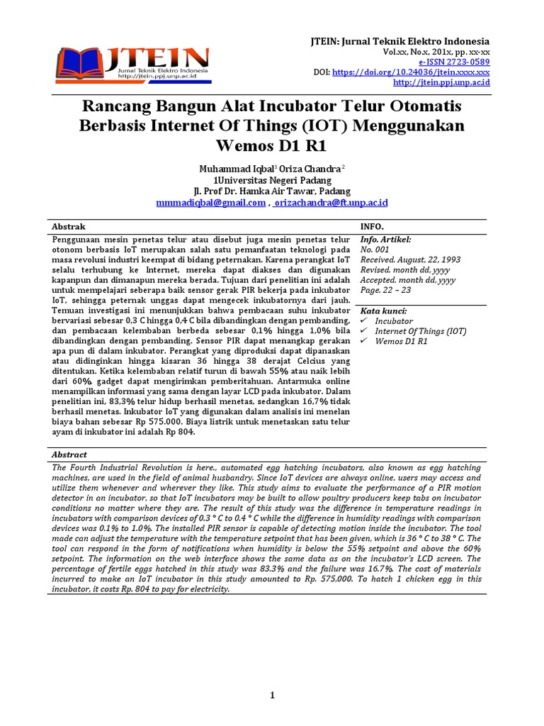 Jurnal - Muhammad Iqbal | PDF