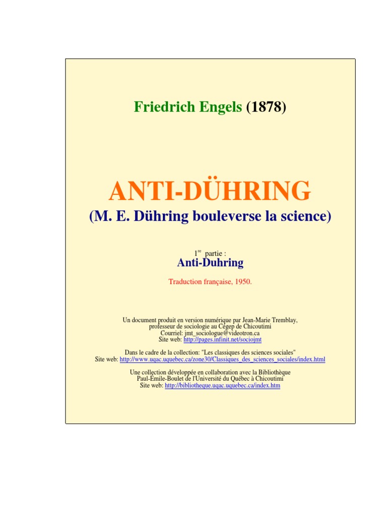 Engels Anti Dühring | PDF