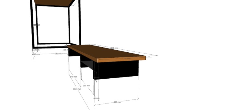 Monitor Stand - Side View 2 | PDF