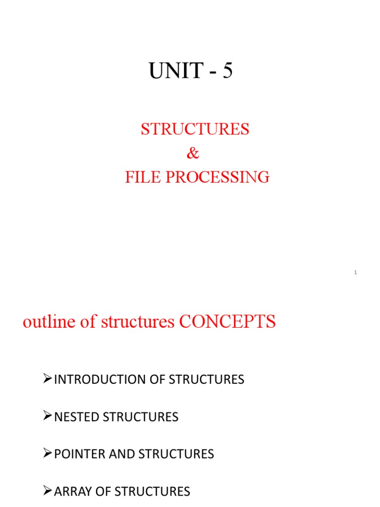 Unit 5 | PDF