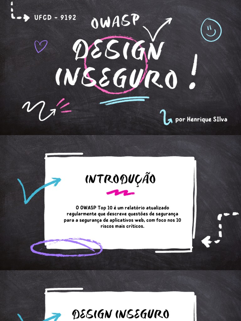 OWASP - Design Inseguro - Henrique Silva | PDF