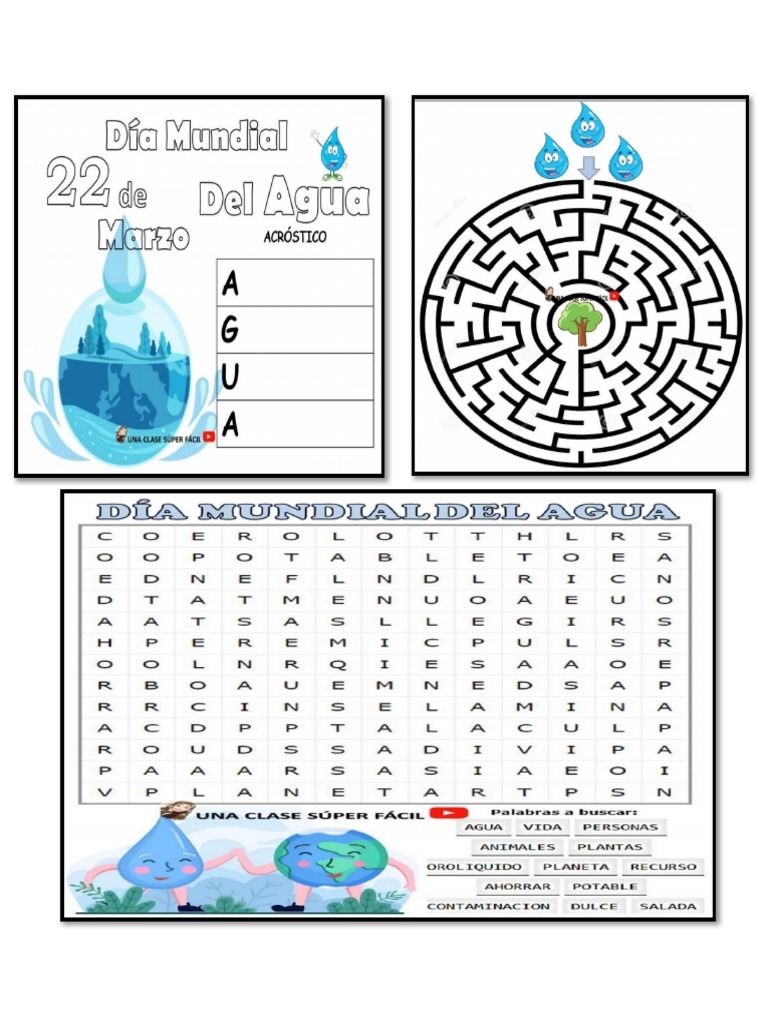 Ficha Dia Mundial Del Agua | PDF