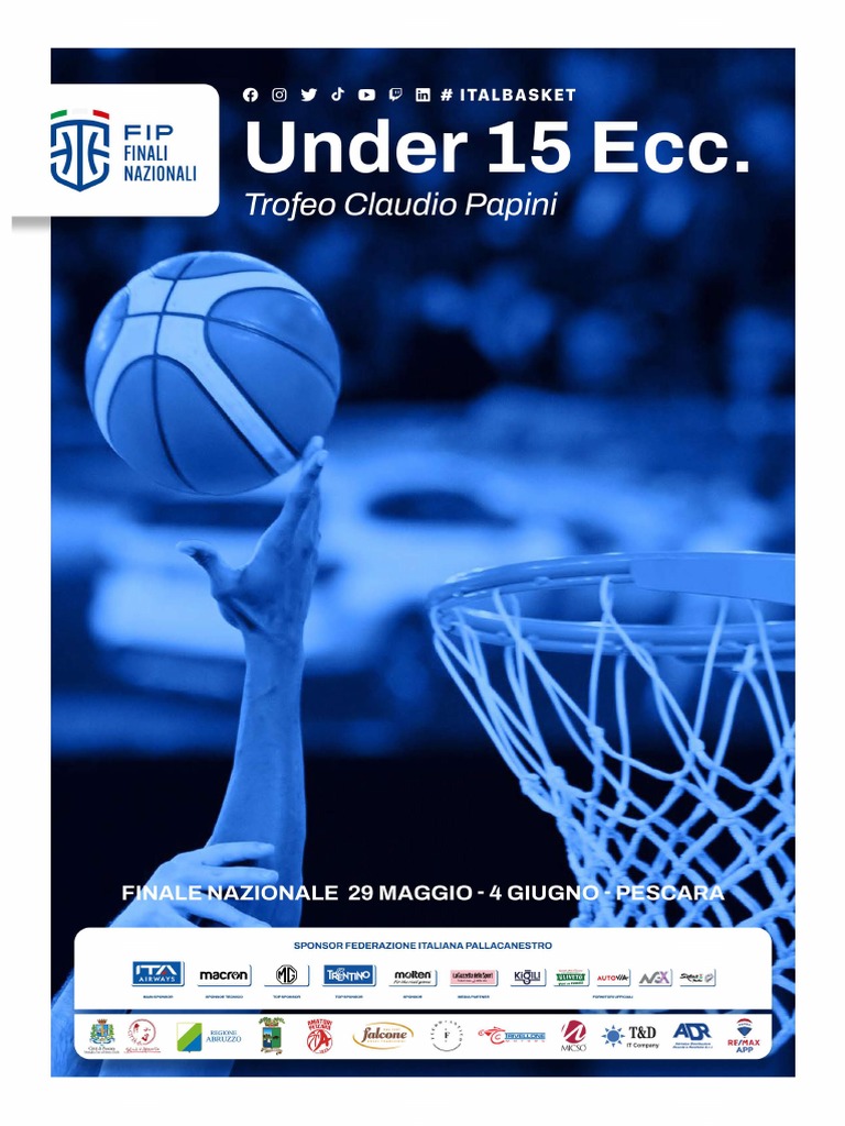 Brochure Finale Nazionale U15 Ecc 2023 | PDF