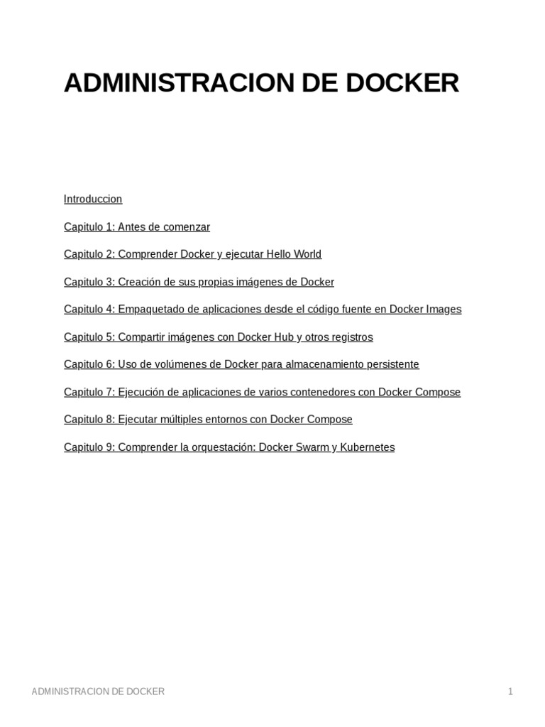 Administracion de Docker | PDF | Computación en la nube | Software de la aplicacion