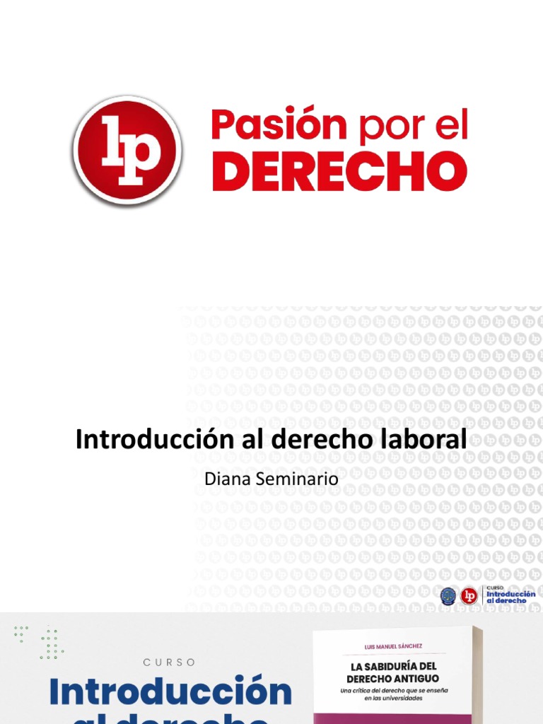 Introducción Al Derecho Laboral PDF Gratis | PDF